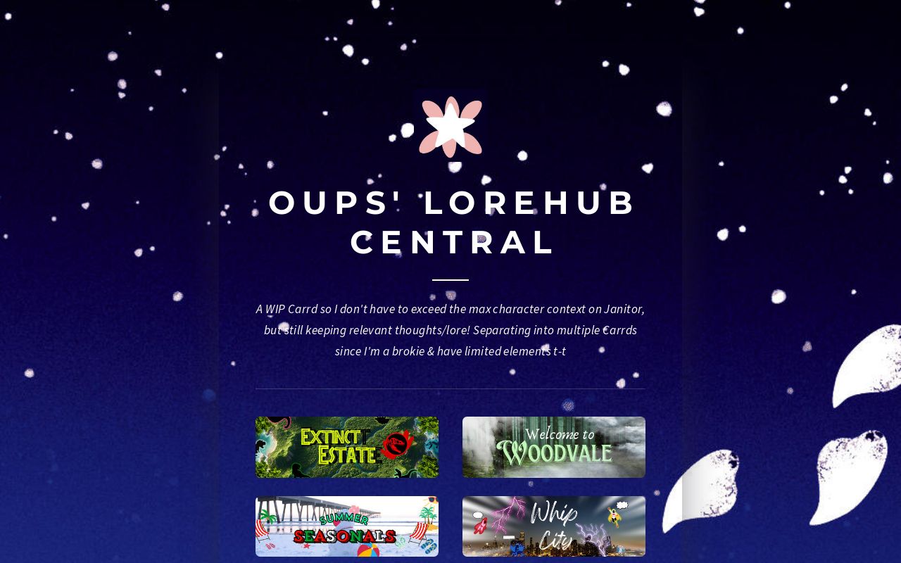 Oups' Lorehub